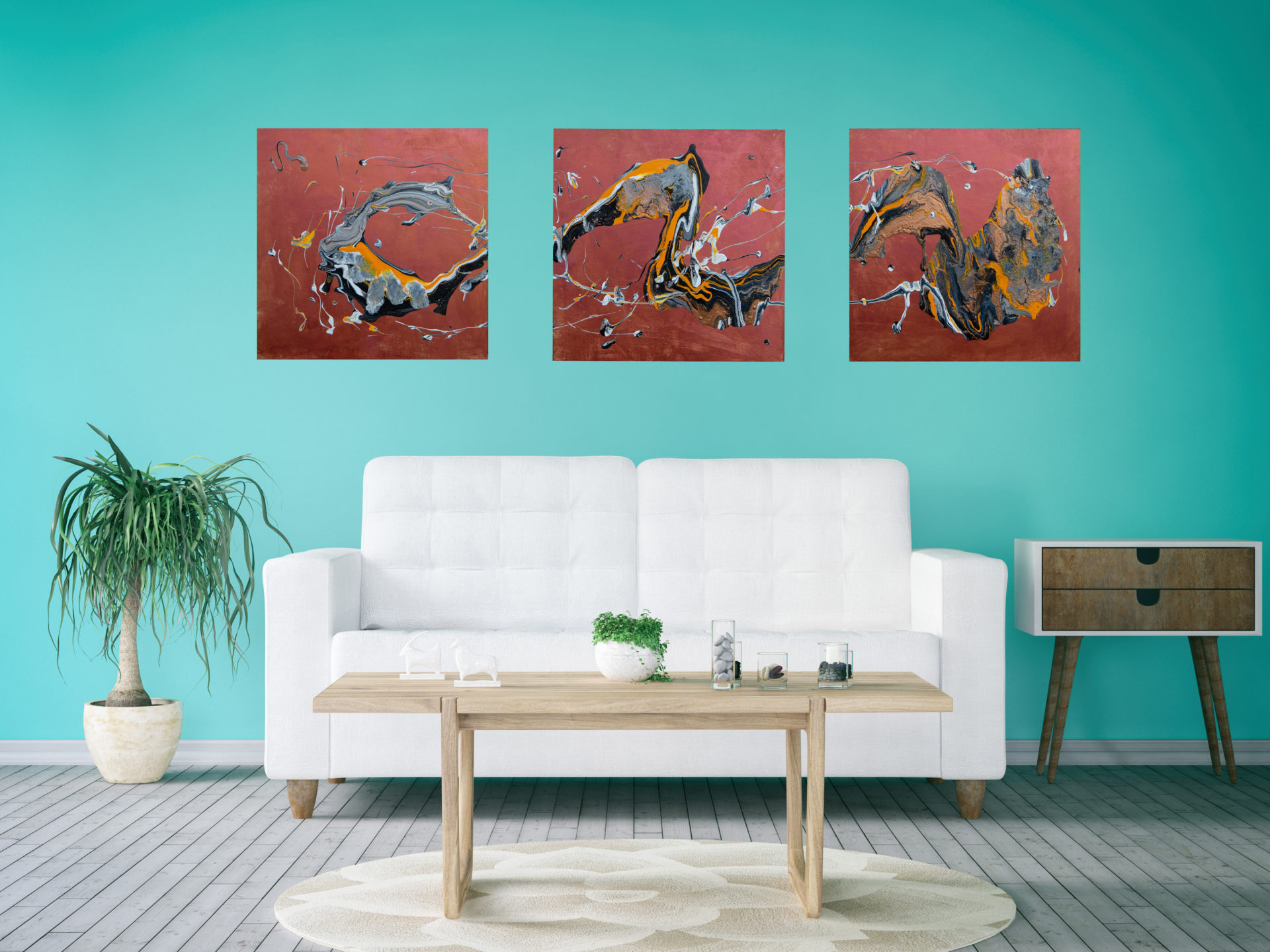 Large abstract art for sale Oxford UK - abstract artist